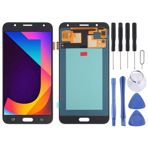 วัสดุ Oled หน้าจอ Lcd และ Digitizer สมัชชาเต็มรูปแบบสำหรับ Samsung Galaxy J7 Nxt Sm J701 สีดำ
