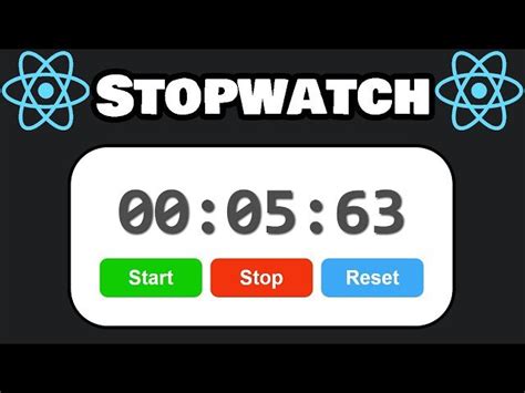 Free Video Build A Stopwatch Using React Beginners Tutorial From