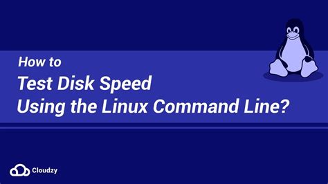 How To Test Disk Speed Using The Linux Command Line Youtube