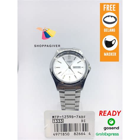 Jam Tangan Pria Casio Original Analog Mtp 1239d Mtp 1239d 7a Mtp 1239d 7adf Bergaransi
