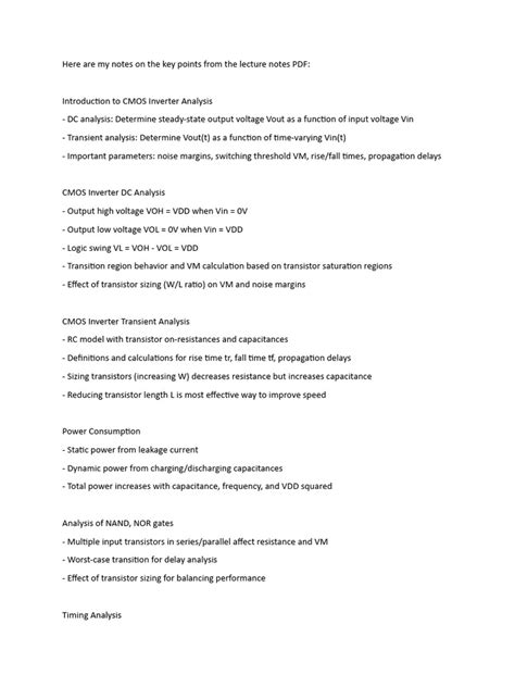 Vlsi Notes Pdf Electromagnetism Electrical Engineering