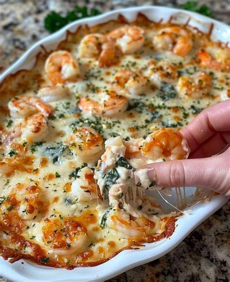 Creamy Shrimp And Crab Spinach Dip Clorei Tasty Recipes