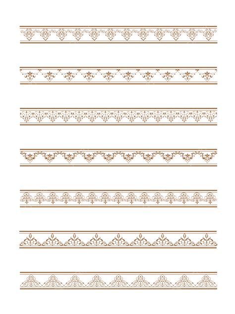 European Border Classical Pattern Decorative Texture Border Title Box