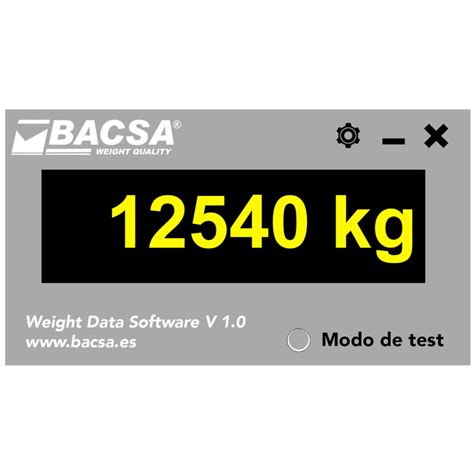 Software De Captura De Peso Wds