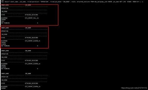 删除dbadatapumpjobs中的失败数据泵作业删除数据泵任务 Csdn博客