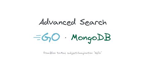 Building Advanced Search With Go And Mongodb · Hjr265me