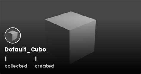 Default Cube Profile OpenSea
