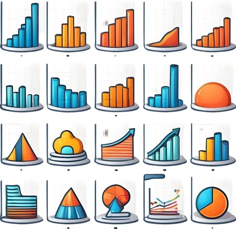 Premium Photo Chart Illustration Collection Infographic Vector Set Data Visualization Design