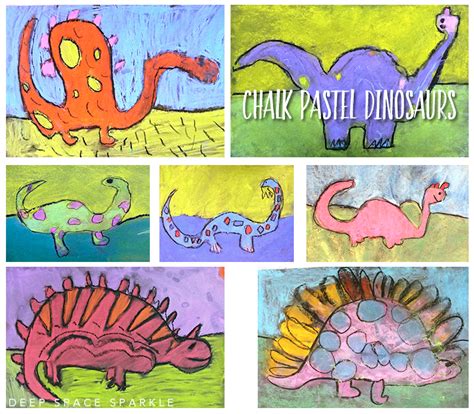 How To Draw A Dinosaur With Chalk