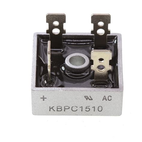 4 Pieces Kbpc1510 15a 1000v Bridge Rectifier Diode Metal
