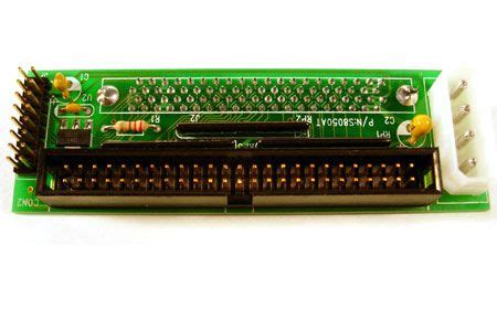 SCSI Pin Female To IDC Male Internal Adapter With Terminator Wholesale Computer