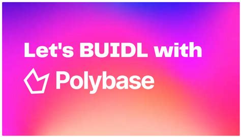 An Introduction To Polylang The Programming Language Of Polybase By Polybase Medium