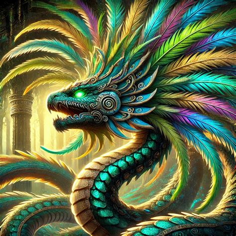 Quetzalcoatl Feathers Quetzalcoatl Feathered Serpent Tattoo