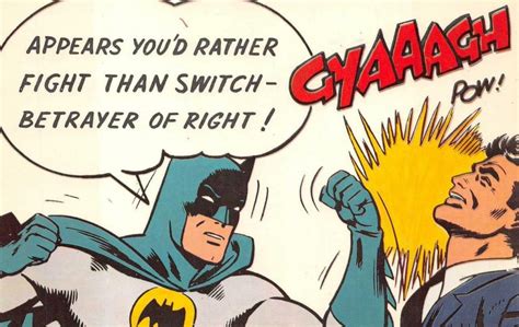 Batman Fight Than Switch Postcard Postcard History