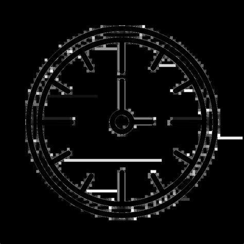 Icon Clock Vector Line PNG Images AI Free Download Pikbest