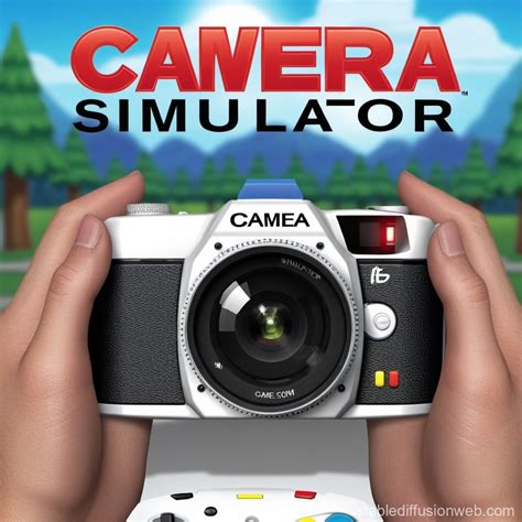 Camera Simulator Video Game Cover Stable Diffusion Online