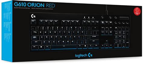 Logitech G Orion Red Backlit Mechanical Gaming Keyboard