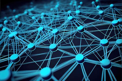 Premium Ai Image Chain Of Network Connections