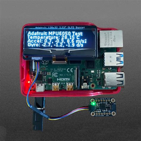 Adafruit 2 23 Monochrome Oled Bonnet For Raspberry Pi Australia