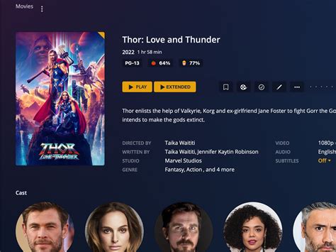 plex ui concept multi version tags inform and direct the user r plex