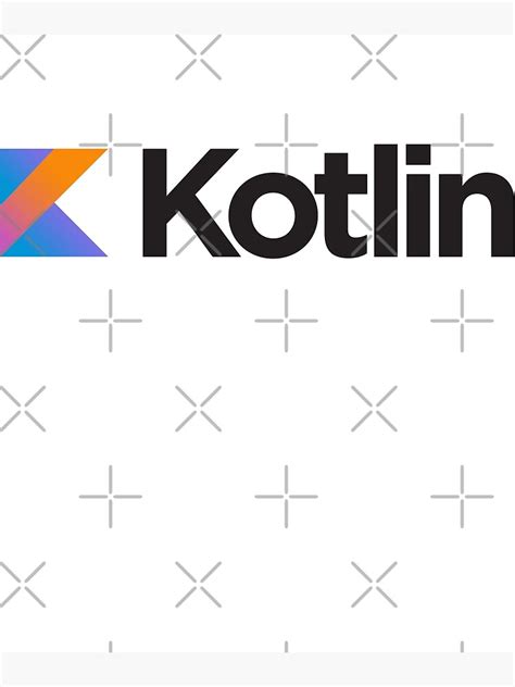Nerdy Kotlin Logo Computer Programming Language Computer Geek Poster