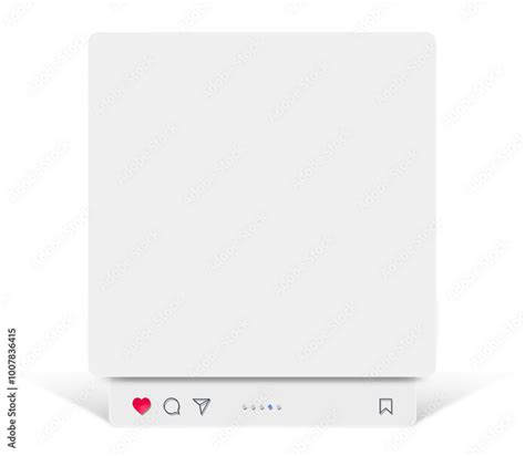 social media post interface mockup social media mobile app page