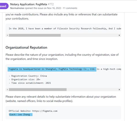 Modification Remove Fogmeta And Filswan From R4 Notary · Issue 824 · Filecoin Projectnotary