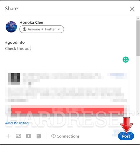 How To Repost Post On Linkedin