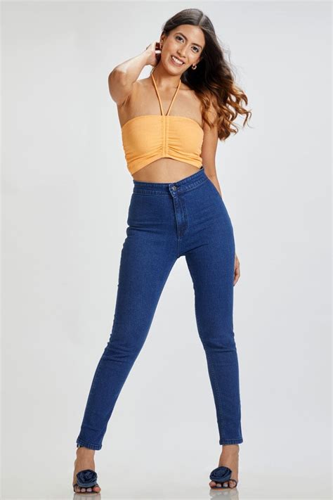 Classic Skinny Jeans High Waist Jeans Madish