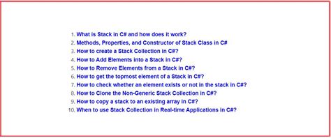 Stack Class In C With Examples Dot Net Tutorials