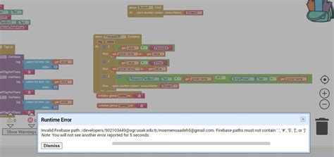 Invalid Firebase Mit App Inventor Help Mit App Inventor Community