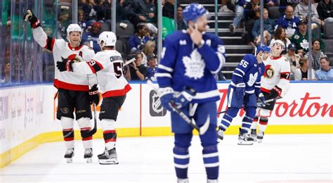 Chychrun Scores Twice Including Ot Winner As Senators Beat Maple Leafs