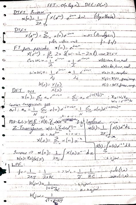 Digital Signal Processing Formulas At Noelle Nicky Blog
