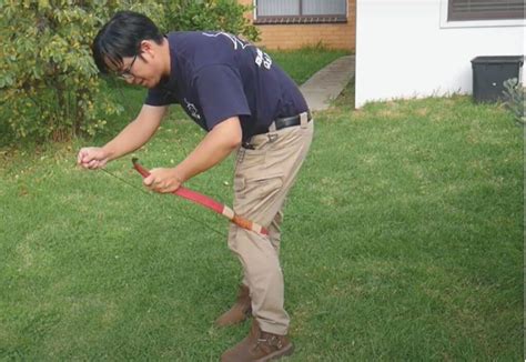 How To String A Mongolian Bow With Without Bow Stringer