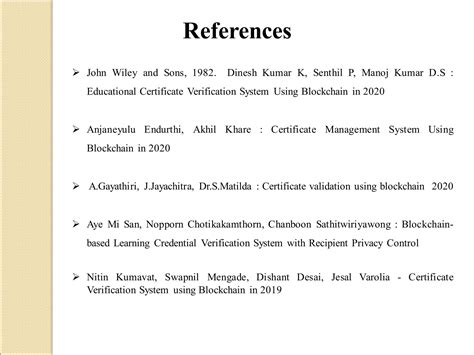 Ppt Based Upon E Certificate Isssue Using Blockchain Technology Pdf