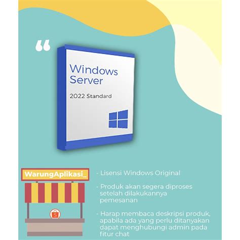 Jual Promo Windows Server Standard 2022 Digital Key Original Shopee Indonesia