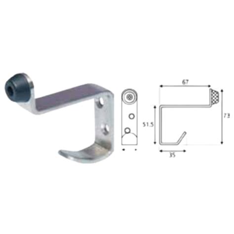 Hat And Coat Hook With Buffer Mega Lock