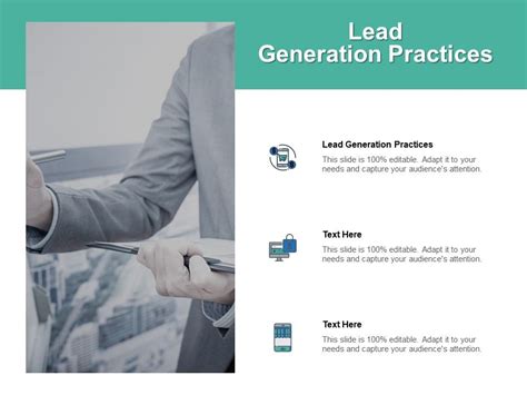 Lead Generation Practices Ppt Powerpoint Presentation Professional