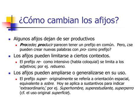 Ppt MorfologÍa La Estructura De La Palabra Powerpoint Presentation Id 467022