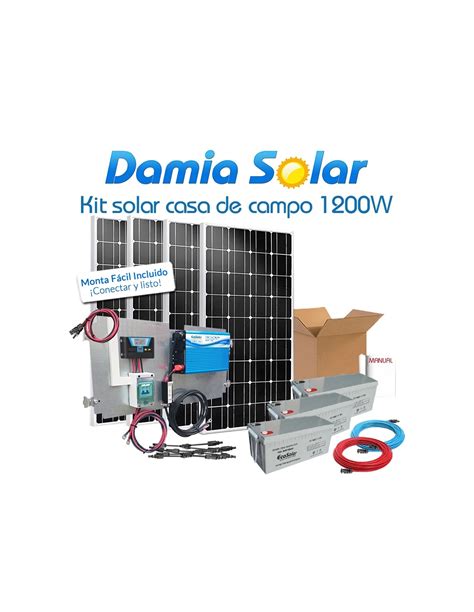 Comprar Kit Solar Casa De Campo 1200w Onda Pura Blue