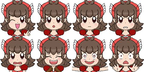 free retro pixel princess faceset sideview actor and sprite rpg