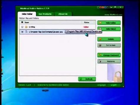Folder Security Software Galnew