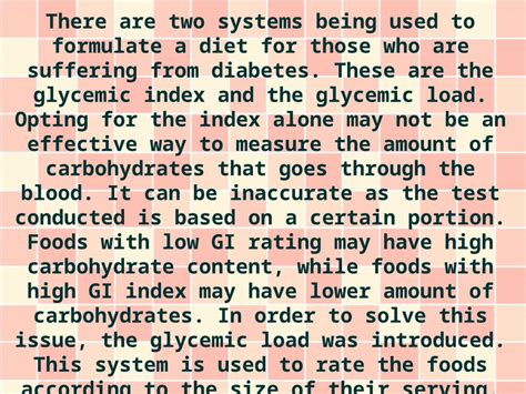 PPTX The Glycemic Index And Glycemic Load Systems DOKUMEN TIPS