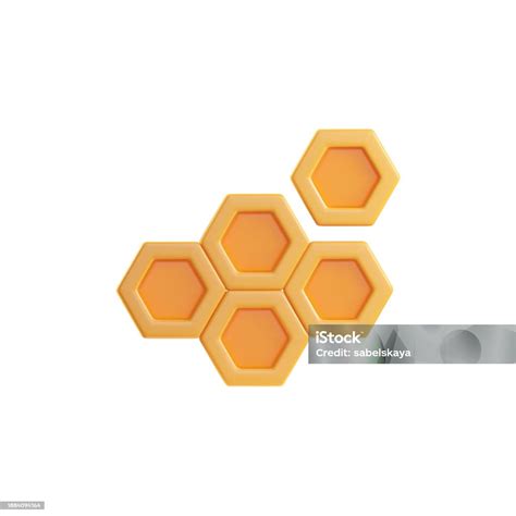 육각형 노란색 벌집 3d 스타일 벡터 일러스트 레이 션 0명에 대한 스톡 벡터 아트 및 기타 이미지 0명 3차원 형태 건강한 식생활 Istock