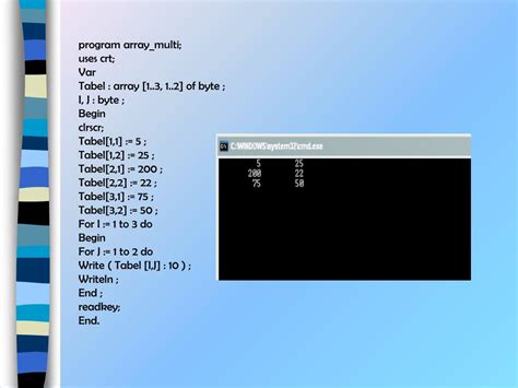 Ppt Array Pada Pascal Powerpoint Presentation Free Download Id6315180