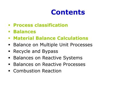 Ppt Chapter 3 Mass Balance Powerpoint Presentation Free Download