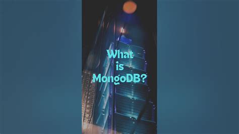 What Is Mongodb Viral Short Database Mongodb Youtubeshorts Youtube