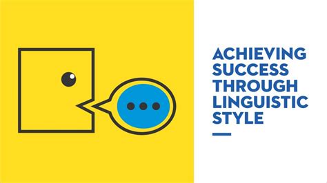 Achieving Success Through Linguistic Style