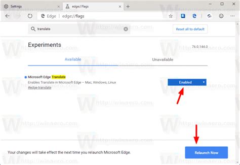 Enable Translator In Microsoft Edge Chromium