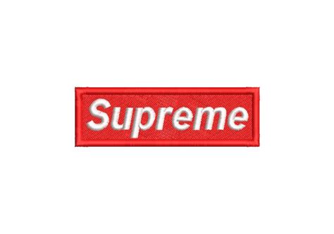 Logo Supreme Diseños De Bordado Descargar Diseños De Bordados